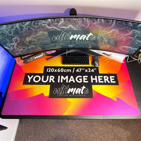 Print Your Image Xxxxl Supreme Custom Gaming Mouse Pad 120x60cm