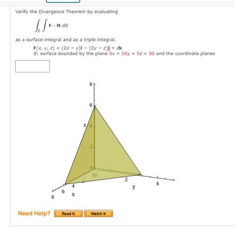 Solved Verify The Divergence Theorem By Evaluating SFNdS Chegg