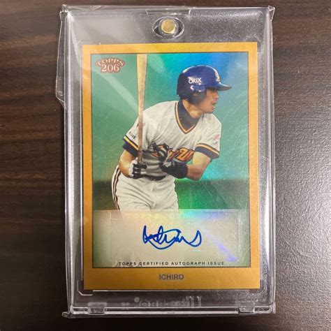 Yahooオークション Topps 206 Npb 2023 イチロー 10枚限定 直筆サイ