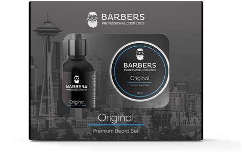 Barbers Original Beardoil30ml Beardbalm50ml Beard Care Set