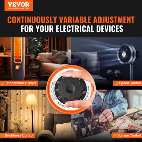 Vevor 500va Auto Variable Voltage Transformer 3 84 Amp 110v Input 0