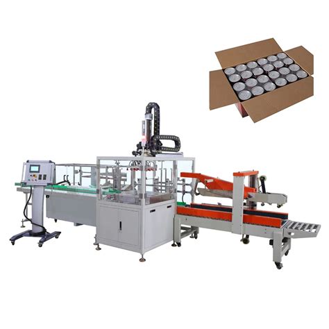 Automatic Horizontal Case Packer Corrugated Box Packing Automatic