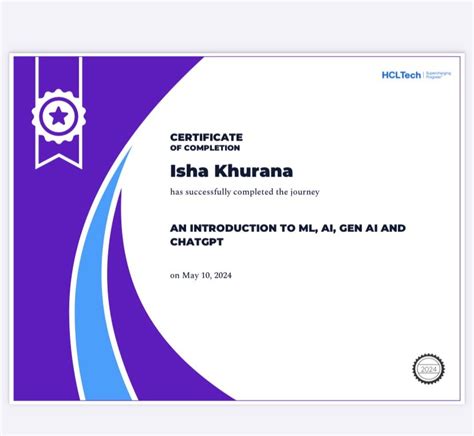 Isha Khurana On Linkedin Im Happy To Share That Ive Obtained A New