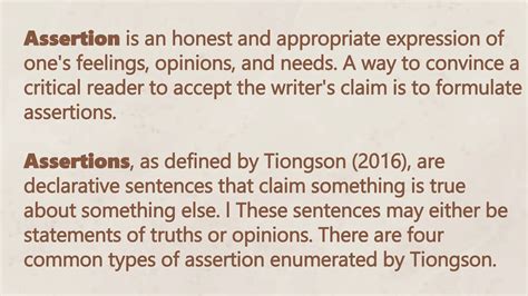 Reading And Writing Assertion And Counterclaims 11pptx