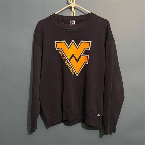Vintage 1990s West Virginia University Sweatshirt Large