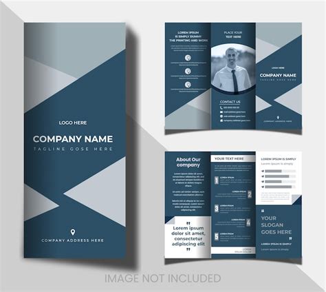 Premium Vector Corporate Tri Fold Design