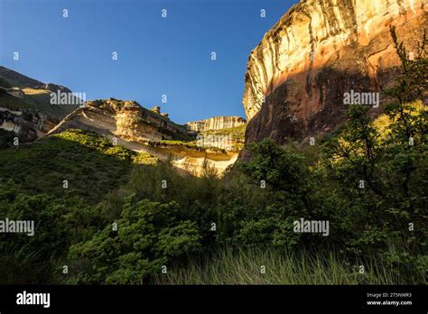 The Sandstone Cliffs Of Golden Gate Highlands National Park In The Free