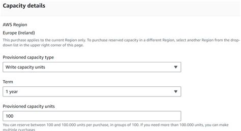amazon web services how much dynamo db reserved capacity to buy