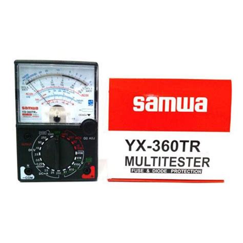 Sanwa Yx 360 Tr Analog Multimeter Box With Manual Ac Dc Avo Amp