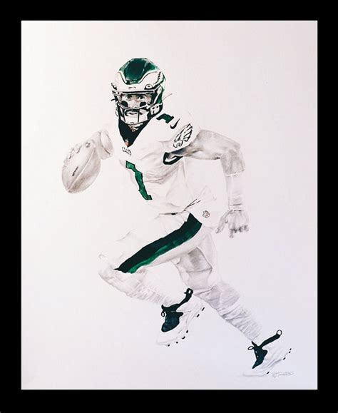 11 Jalen Hurts Drawing MeghannAirryn