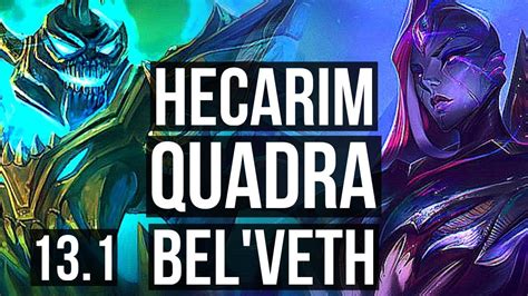 Hecarim Vs Belveth Jng Quadra 6 Solo Kills Legendary 2034