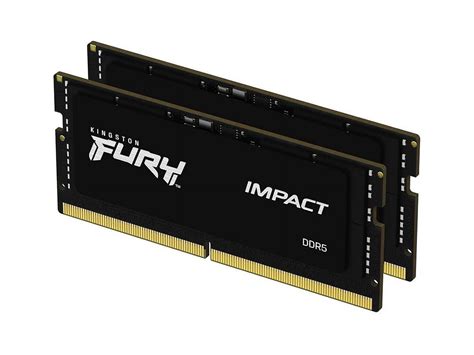 Kingston Fury Impact 64gb 2 X 32gb 262 Pin Ddr5 So Dimm Ddr5 4800 Pc4 38400 Laptop Memory