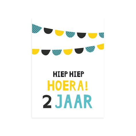 Kaart 2 Jaar Oud Elles Anne Design