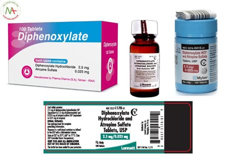 Thuốc Diphenoxylate Là Thuốc Gì Cơ Chế Như Thế Nào Cách Dùng Hiệu Quả