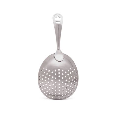 Premium Julep Strainer Stainless Steel Matte Finish Cocktail Kingdom