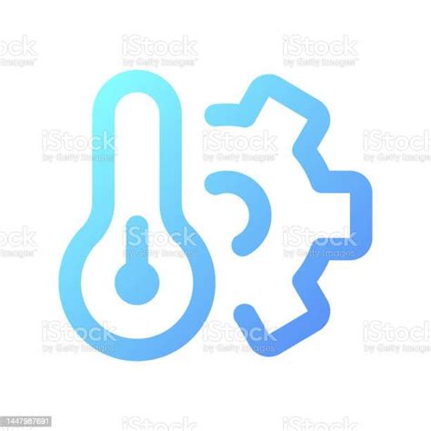 Fix Conditioning System Pixel Perfect Gradient Linear Ui Icon Stock