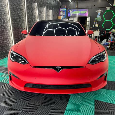 60 Matte Carmine Red Vinyl Car Wrap Cheetahwrap