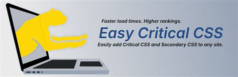 Easy Critical Css Wordpress Plugin