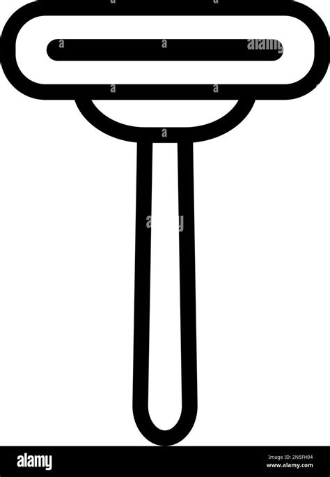 Simple Razor Icon Shaving Of Hair Editable Vector Stock Vector Image
