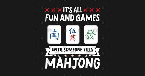 Mahjong Mahyong Bang 6 Mahjong T Shirt Teepublic