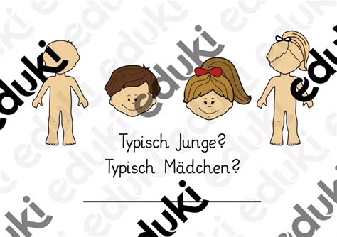 Typisch Junge Typisch Mädchen Unterrichtsmaterial Im Fach Sachunterricht