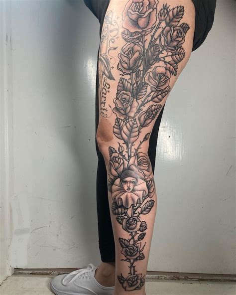 Tatuagem De Rosas Na Coxa 50 Ideias Encantadoras Para Te Inspirar