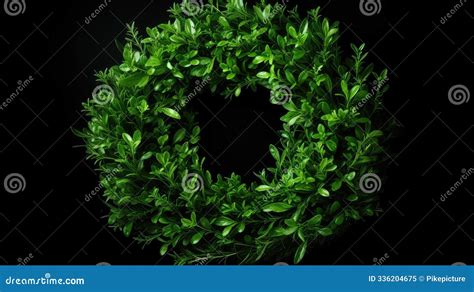 Thyme Leaf Green Seamless Pattern Vector Isolated Set Of Leaves