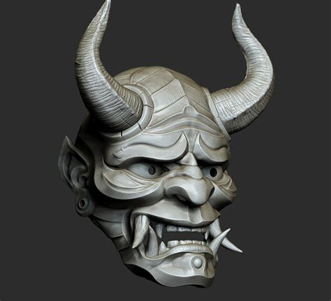 Traditional Oni Mask