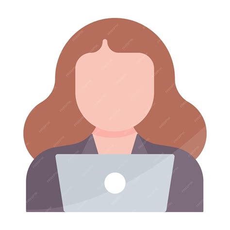 Premium Vector Programmer Female Flat Illustration