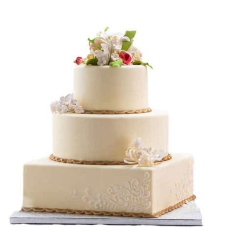 Classic Rectangular Wedding Cake Mister Baker