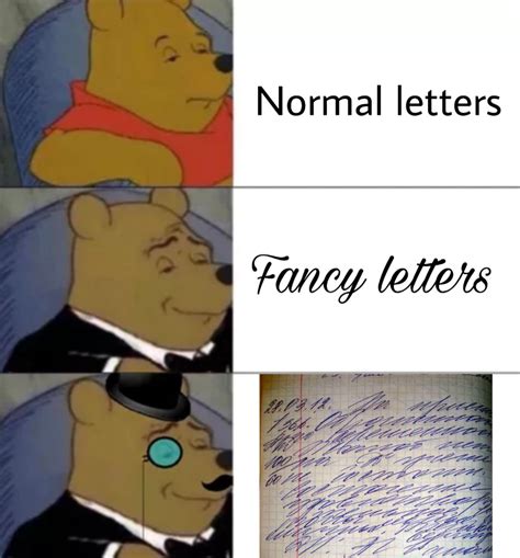 Baru Russian Cursive Meme Konsep Penting