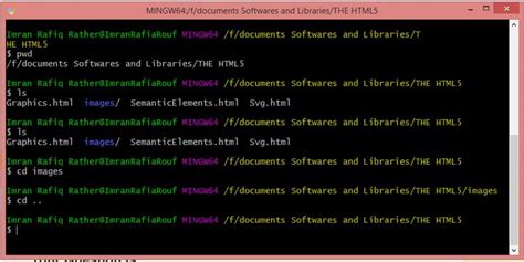 How To Change Folder With Git Bash