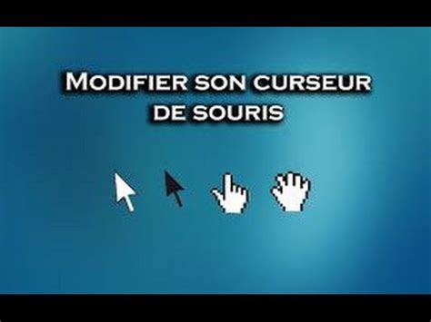 TUTO Comment Modifier Son Curseur De Souris Simplement YouTube