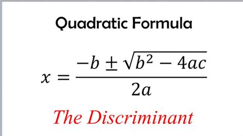 Discriminant Calculator Online Step By Step Explanation