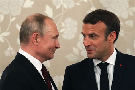 Macrons Meeting Putin Just Dont Call Him Trumps Messenger Bloomberg