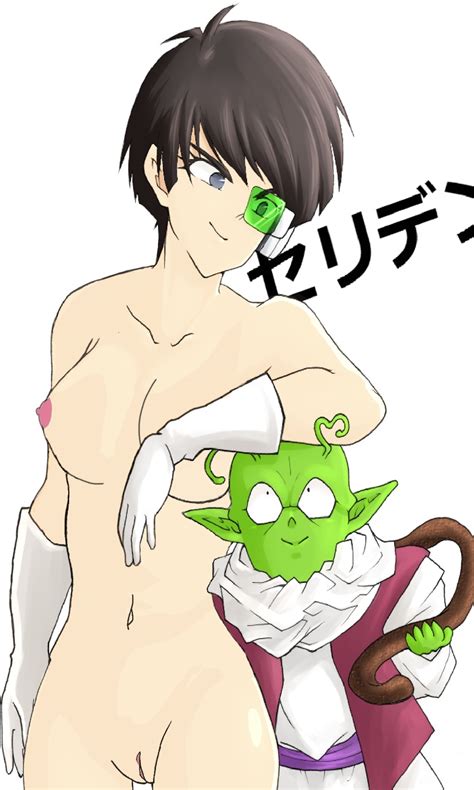 Rule 34 Black Hair Dende Dragon Ball Edit Green Tinted Eyewear