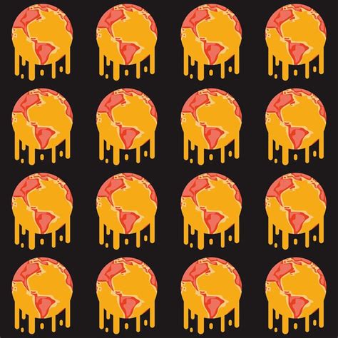 Premium Vector Global Warming Pattern