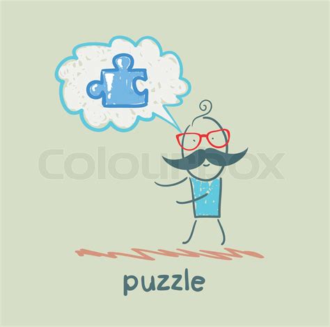 Puzzle Stock Vektor Colourbox