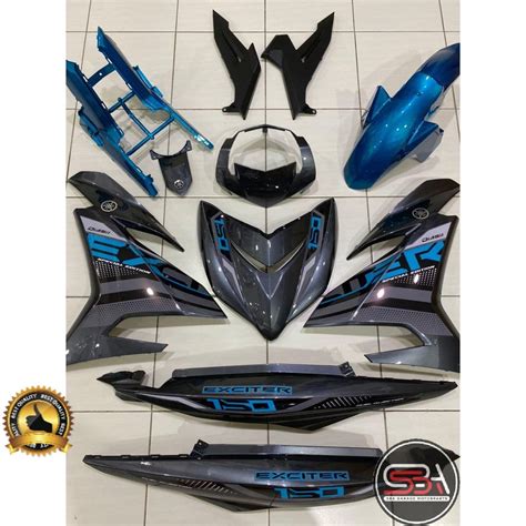 YAMAHA BODYSET Y YSUKU Y ZR V V EXCITER SPECIAL EDITION GREY STRIPE TANAM CLEAR OEM