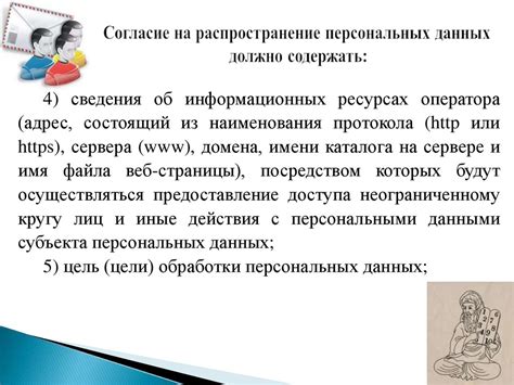 Согласие на распространение персональных данных Online Presentation