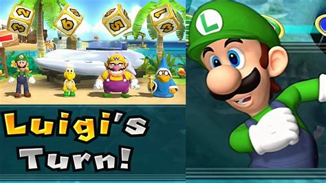 Mario Party 9 Solo Mode Luigi Blooper Beach Part 4 216 Youtube