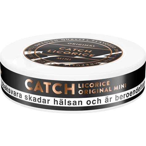 Buy Catch Licorice Mini Snus — Order Online At Snus24