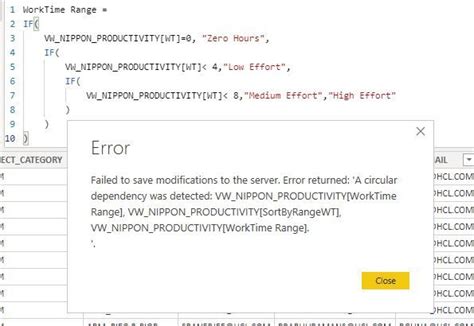 Solved Error While Sorting Calculated Column Microsoft Fabric Community