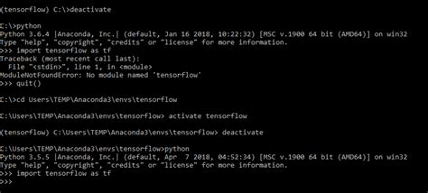 Python Modulenotfounderror No Module Named Tensorflow Stack