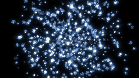Stream Of Moving Shimmering Particles From Point Motion Stock Video Video Of Creative Data
