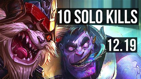 Kled Vs Dr Mundo Top 10 Solo Kills 17m Mastery 300 Games