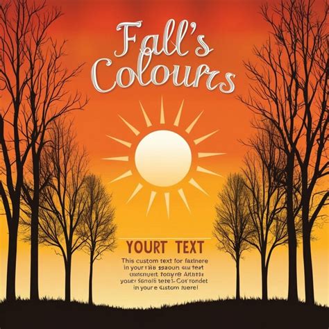 Leafless Trees At Sunset Background Premium Ai Generated Image