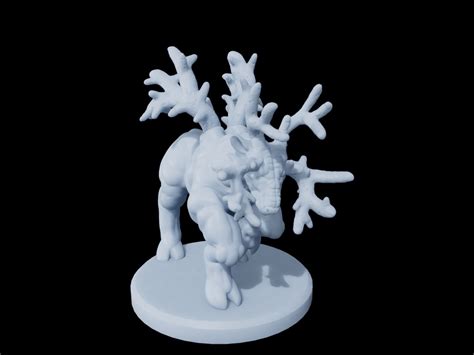 Mutant Deer Horned Monstrosity Miniature 3d Model 3d Printable Cgtrader