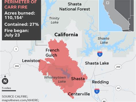 California Wildfires Threaten Area The Size Of Rockland