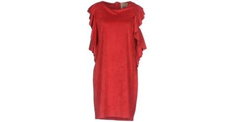 Jijil Short Dress in Red | Lyst